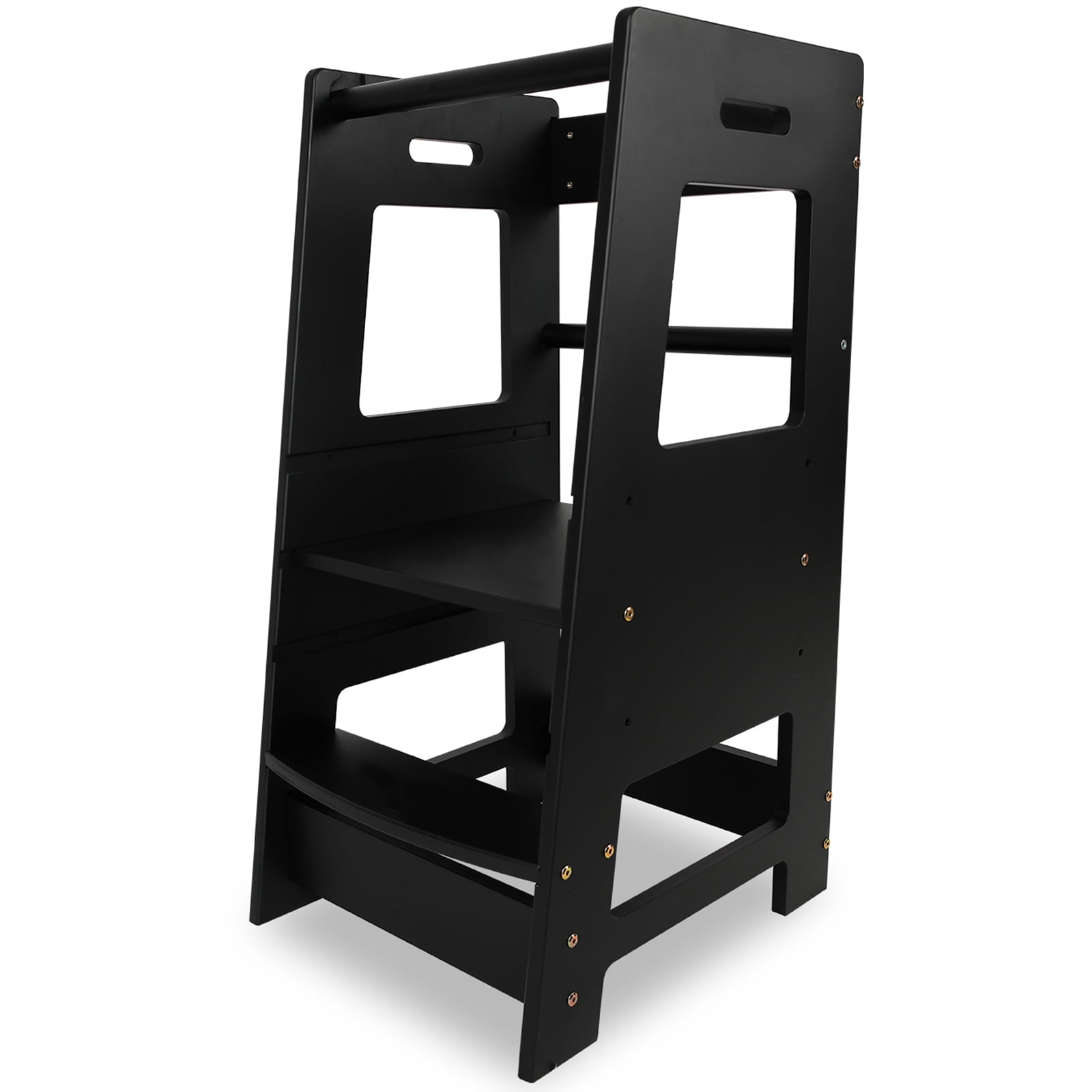 Free Shipping! Fionafurn Kids Wooden Step Stool with Safety Rail ...