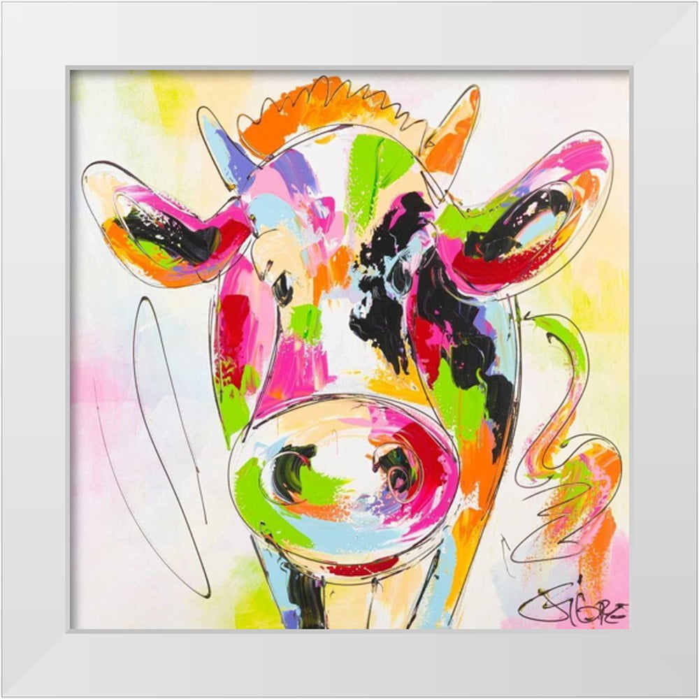 Fiore, Art 15x15 White Modern Wood Framed Museum Art Print Titled - Its ...