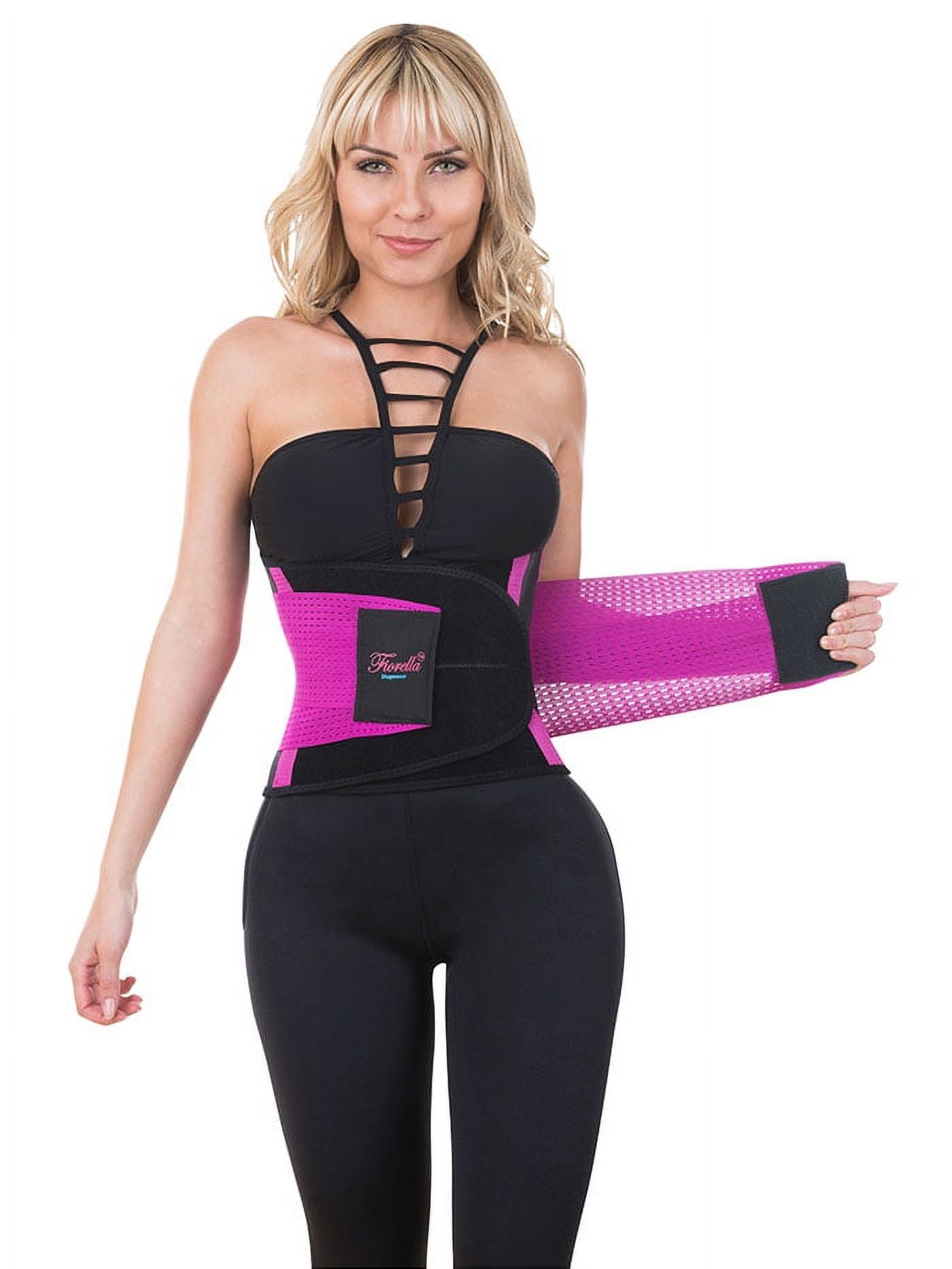 Fiorella Shapewear Neo Sweat Adjustable Unisex Extreme Neoprene Black ...