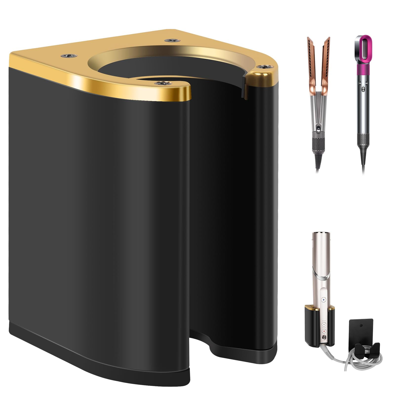 Fippkargo Wall Mount Holder Compatible with Dyson Airwrap/Airstrait ...