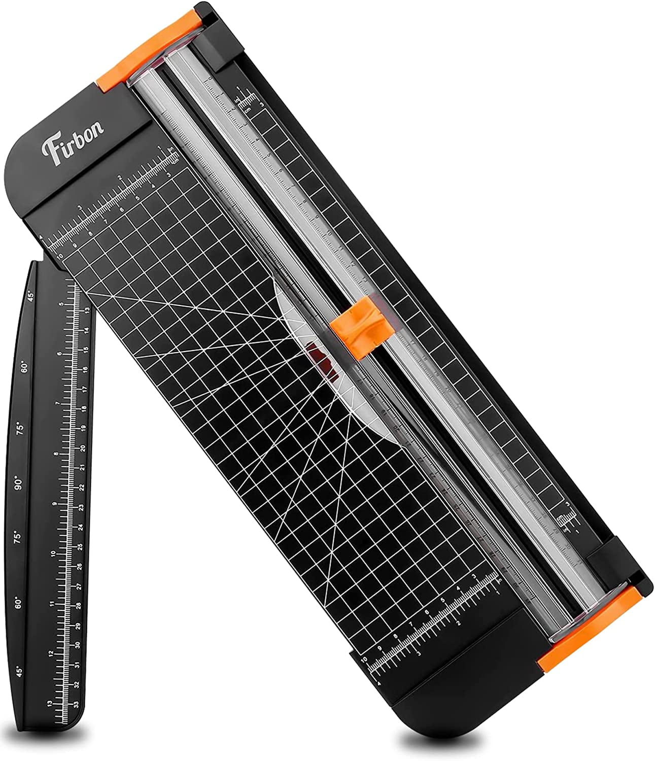 Firbon Premium A4 Paper Cutter - 12 inch, Titanium, Auto Security, Side ...