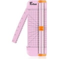 Firbon Pink A5 Paper Cutter, Straight Small Paper Trimmer with Side ...
