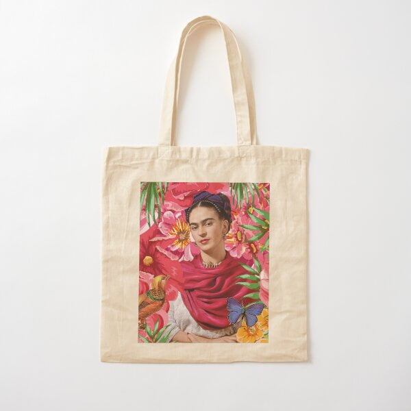 Firda Kahlo, Frida, Kahlo, Mexico, Blue House, Flowers, Flower, Butterflies, Butterfly Canvas ...