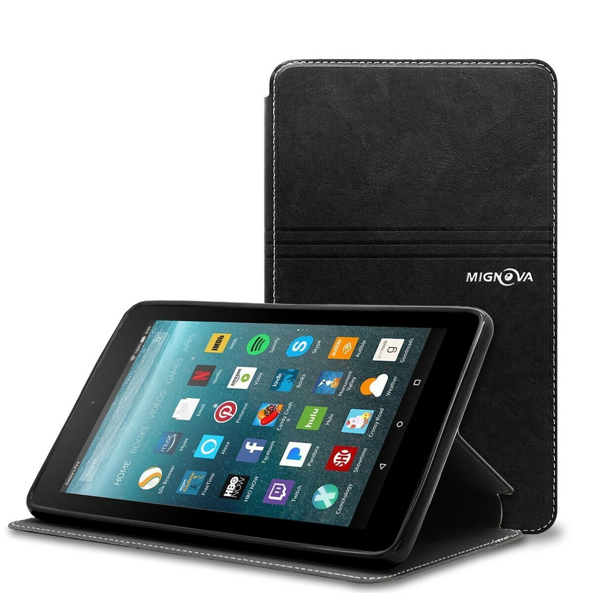 Fire 7"Case , Fire 7 inch Mignova Slim Case Synthetic Leather Folio ...