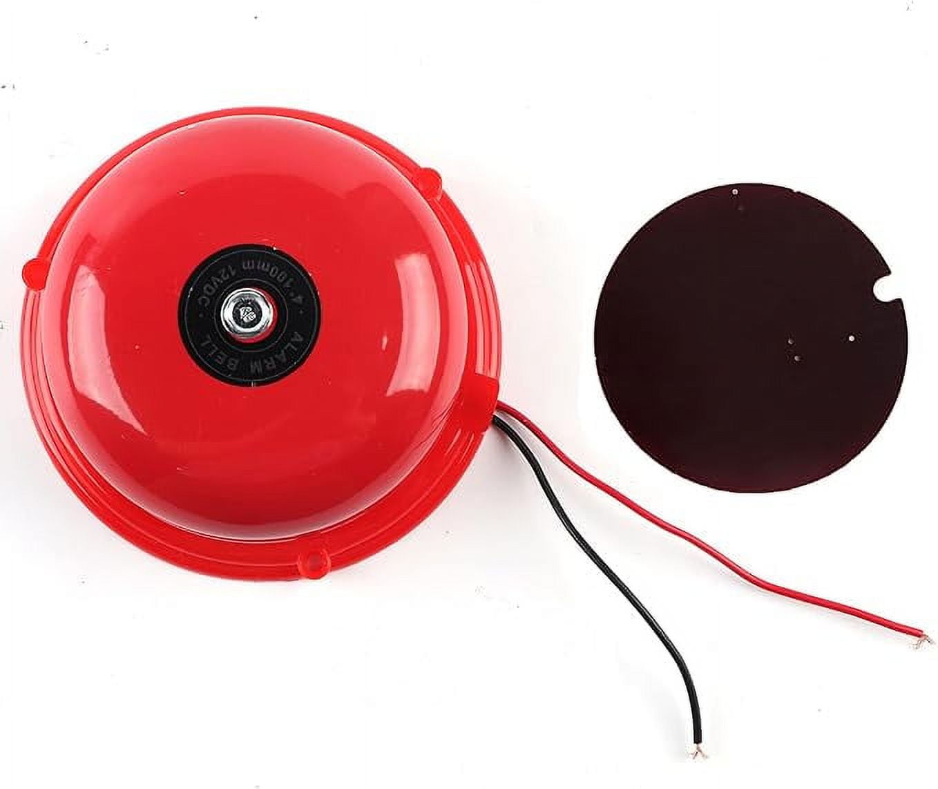 Fire Alarm Bell 4 inches Electric Fire Control Bell, 100db Loud Fire ...