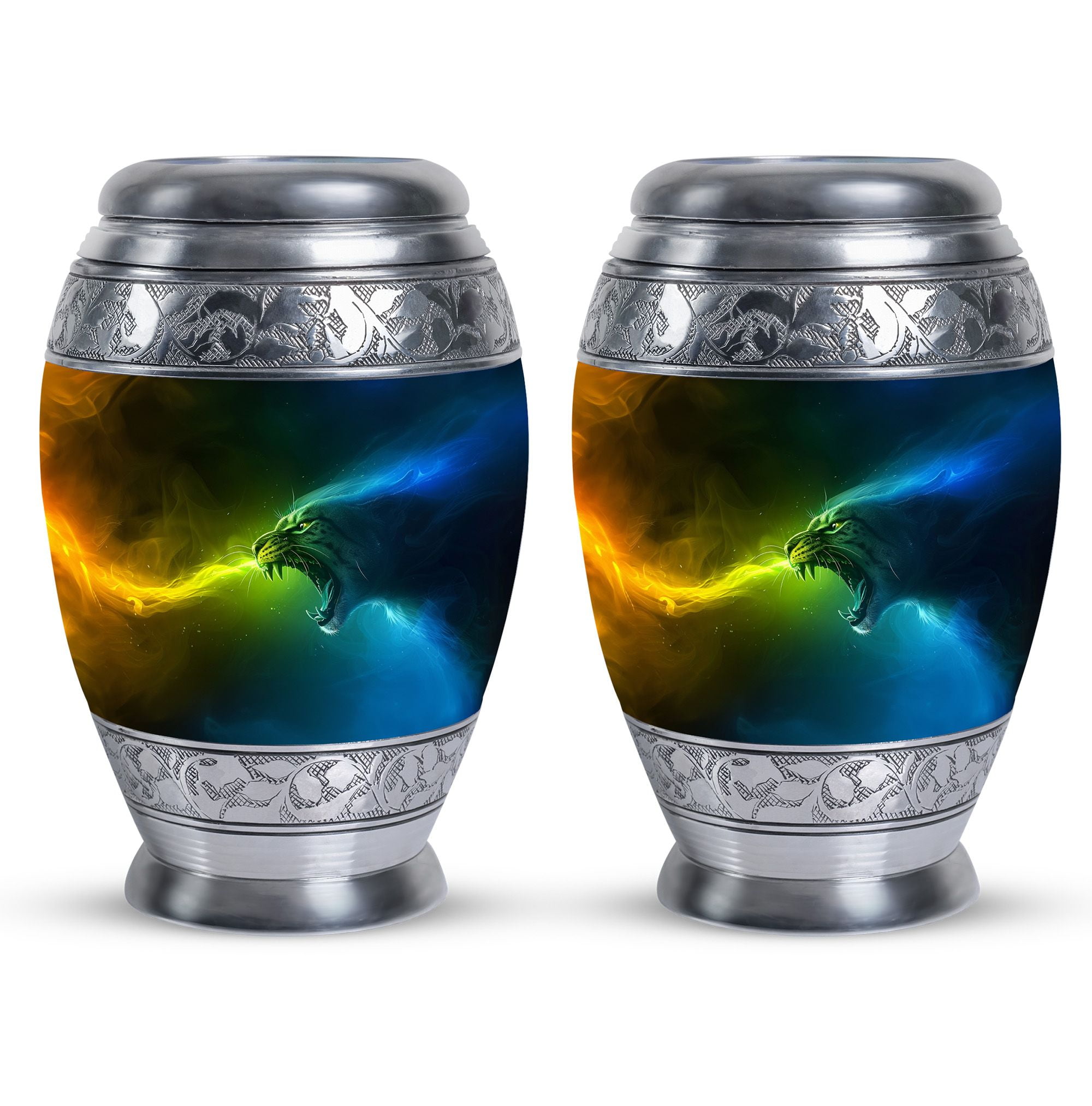Fire And Ice Roar Cremation Cremation Urn - Portable Urns For Human ...