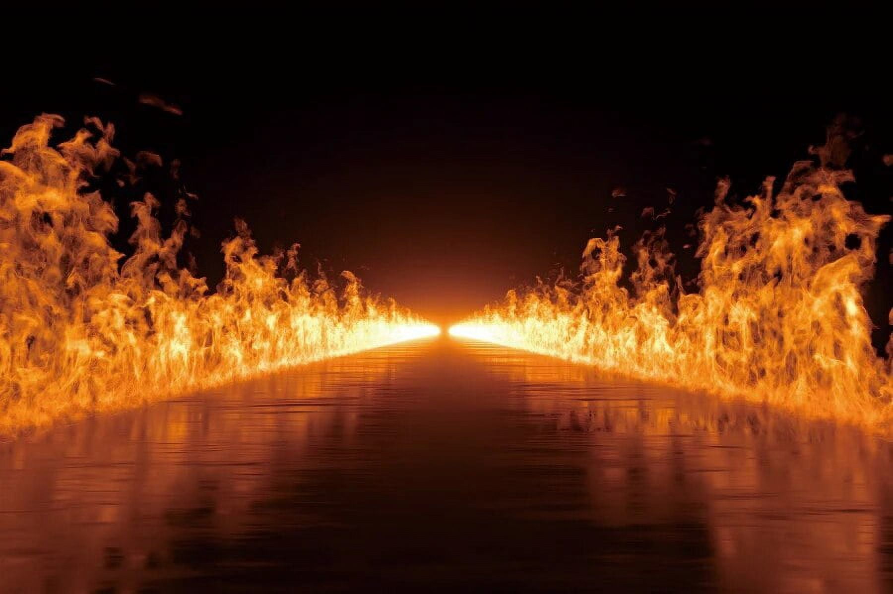 Fire Backdrop for Photography Dreamy Burning Flame Footstep Music Theme ...