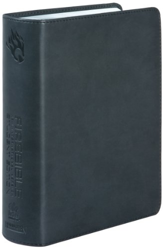 Pre-Owned Fire Bible: New International Version, Black, Imitation ...