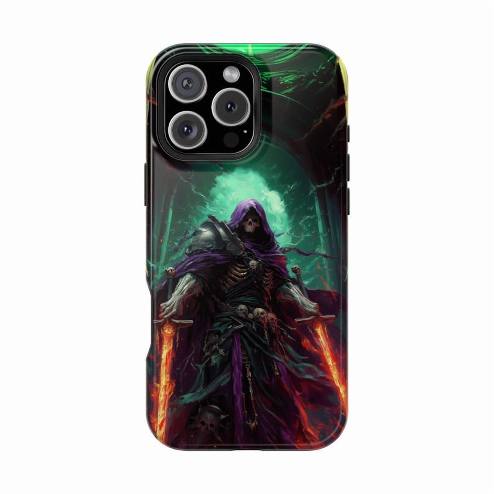 Fire Blade Warrior Twin Swords Intense Action Scene Case for iPhone 17 ...