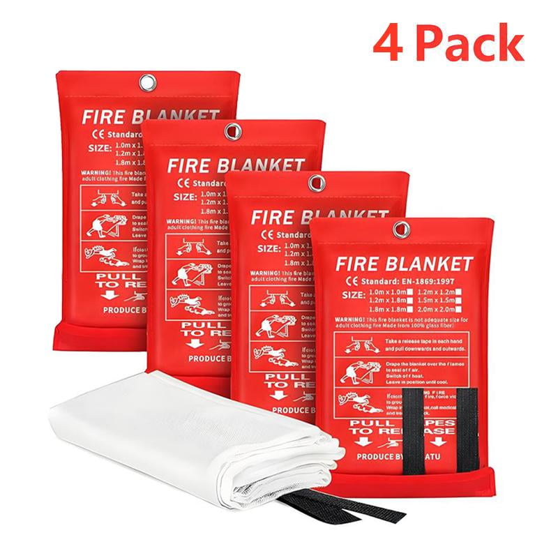 Fire Blanket for Emergency – Must-Have Home Fire Safety Kit for Kitchen ...
