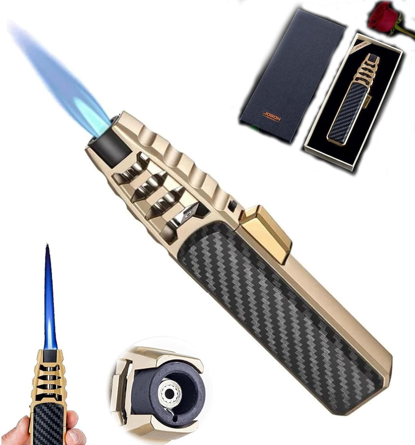 Fire Blaze Electric Lighters，Refillable Gas Torches for BBQ Lighter ...