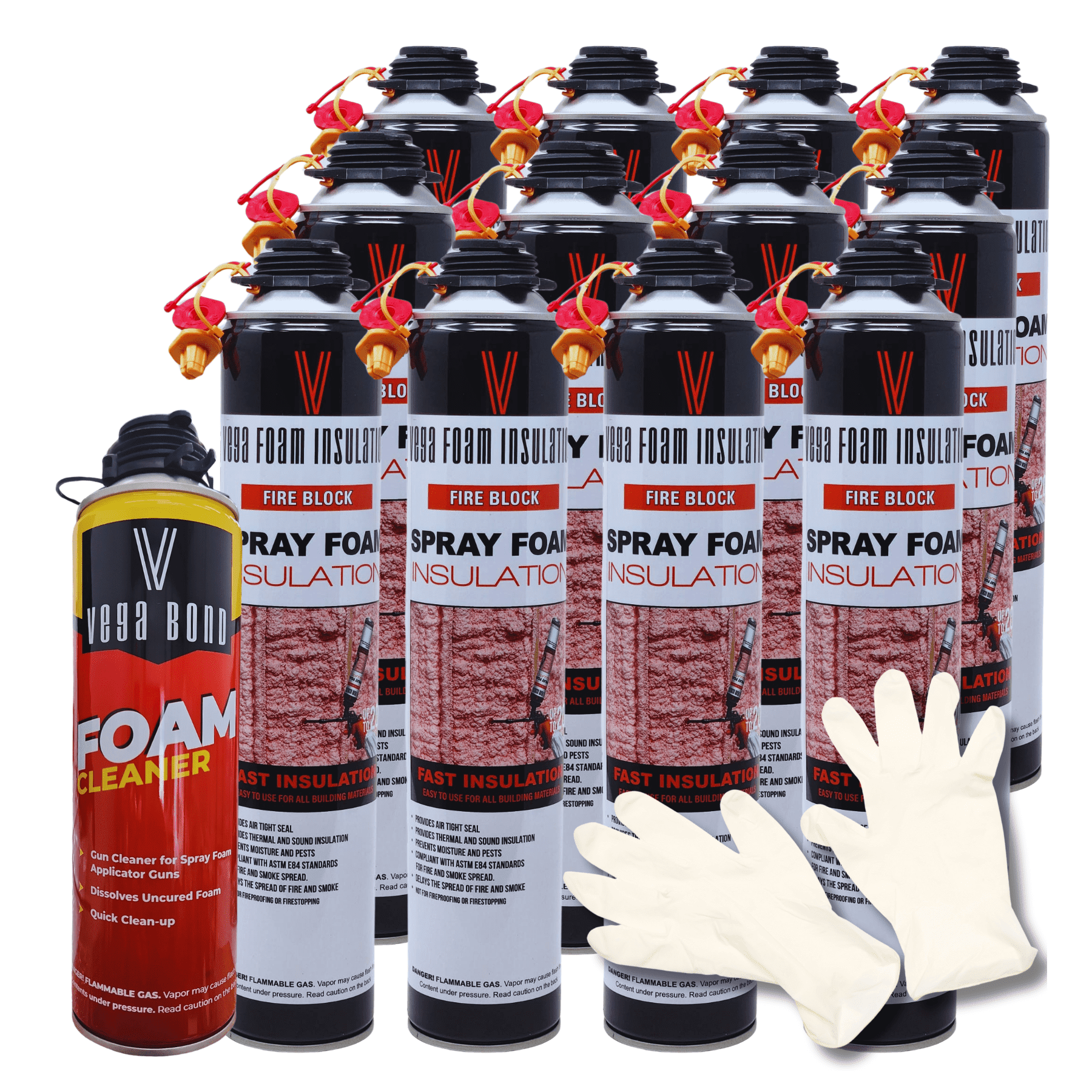 Fire Block Spray Foam Insulation Kit - Closed Cell Thermal and Sound ...