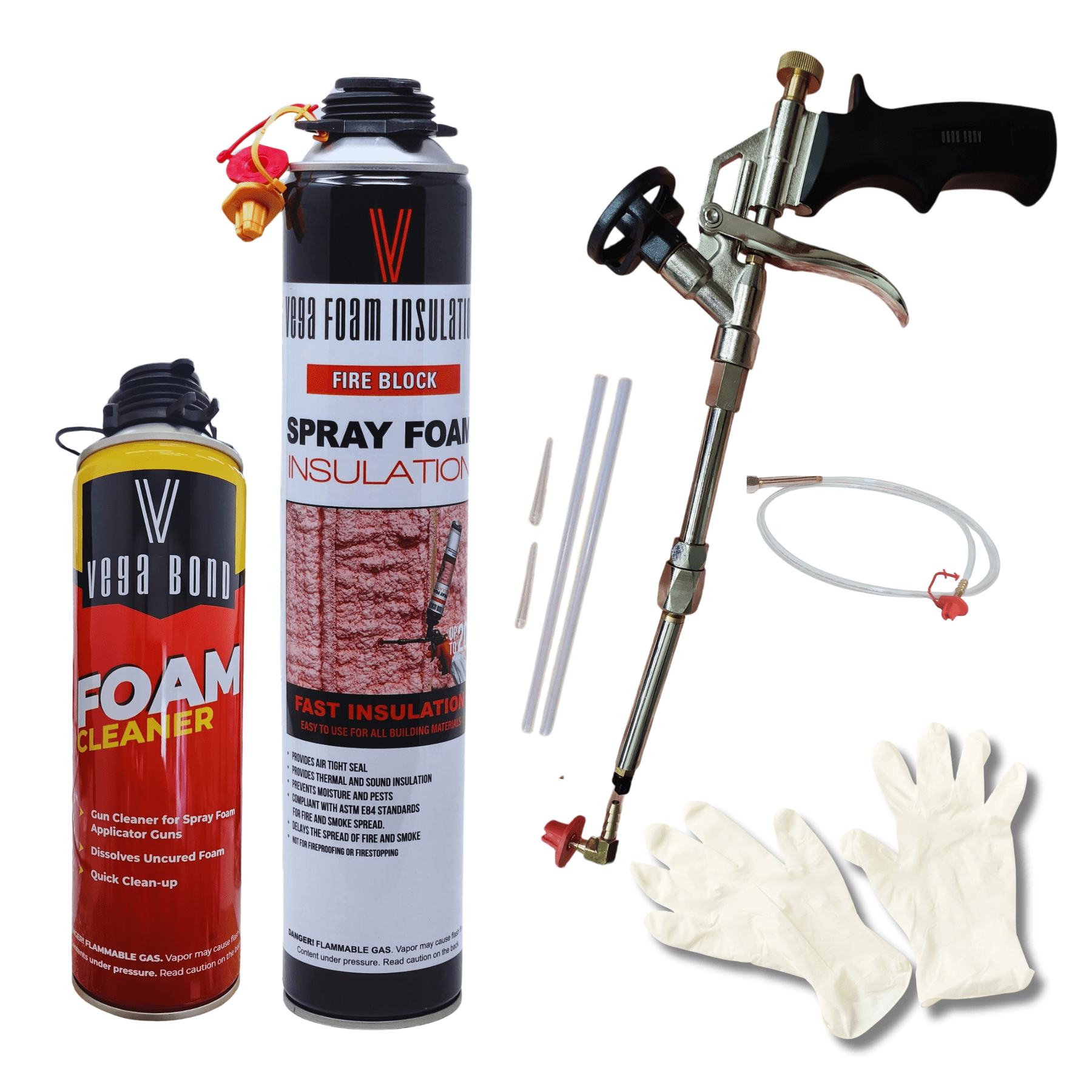 Fire Block Spray Foam Insulation Kit - Closed Cell Thermal and Sound ...