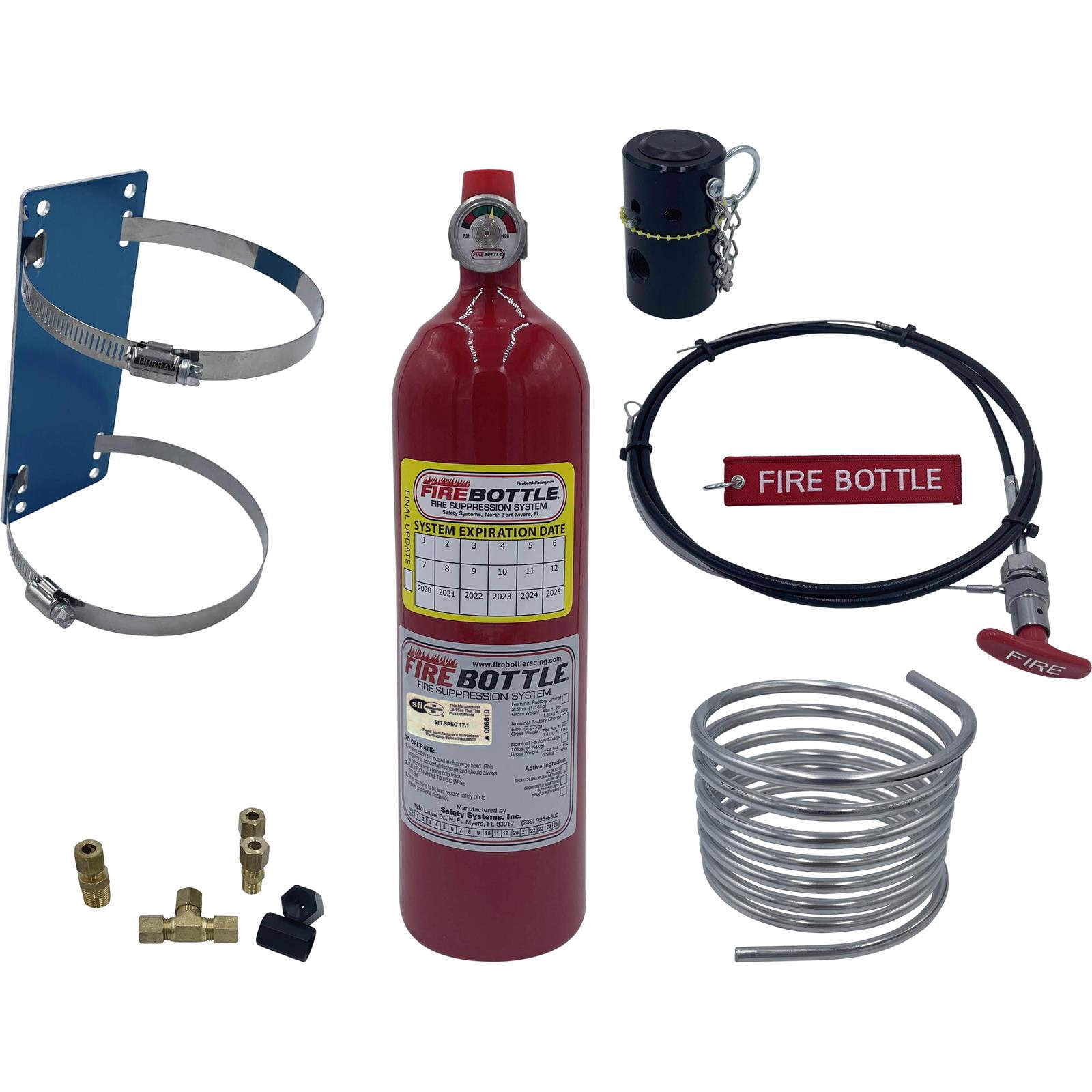 Fire Bottle BRC-500-1 Fire Suppression System, 5 Lbs. - Walmart.com