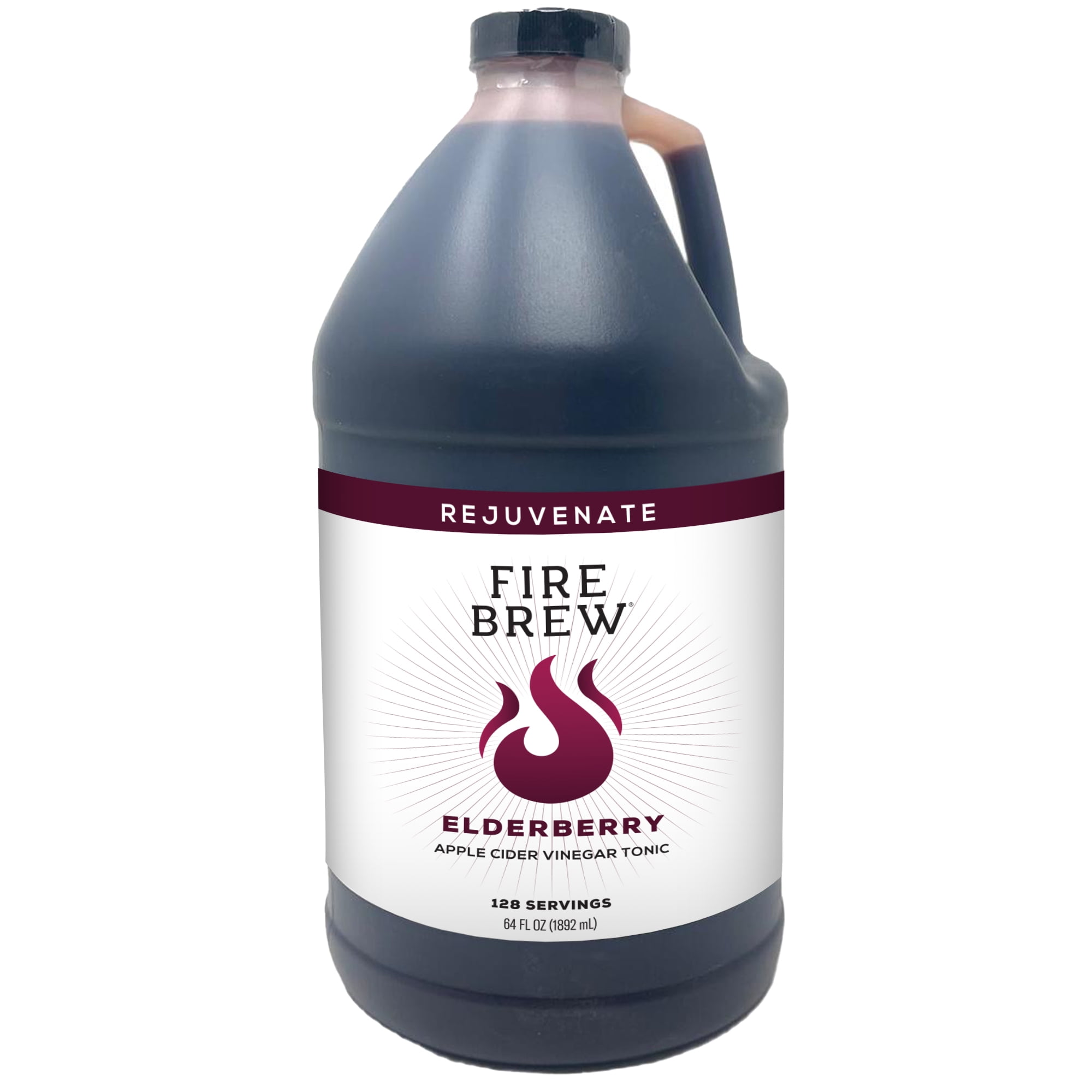 Fire Brew Restore - Elderberry Apple Cider Vinegar Wellness Tonic | 128 ...
