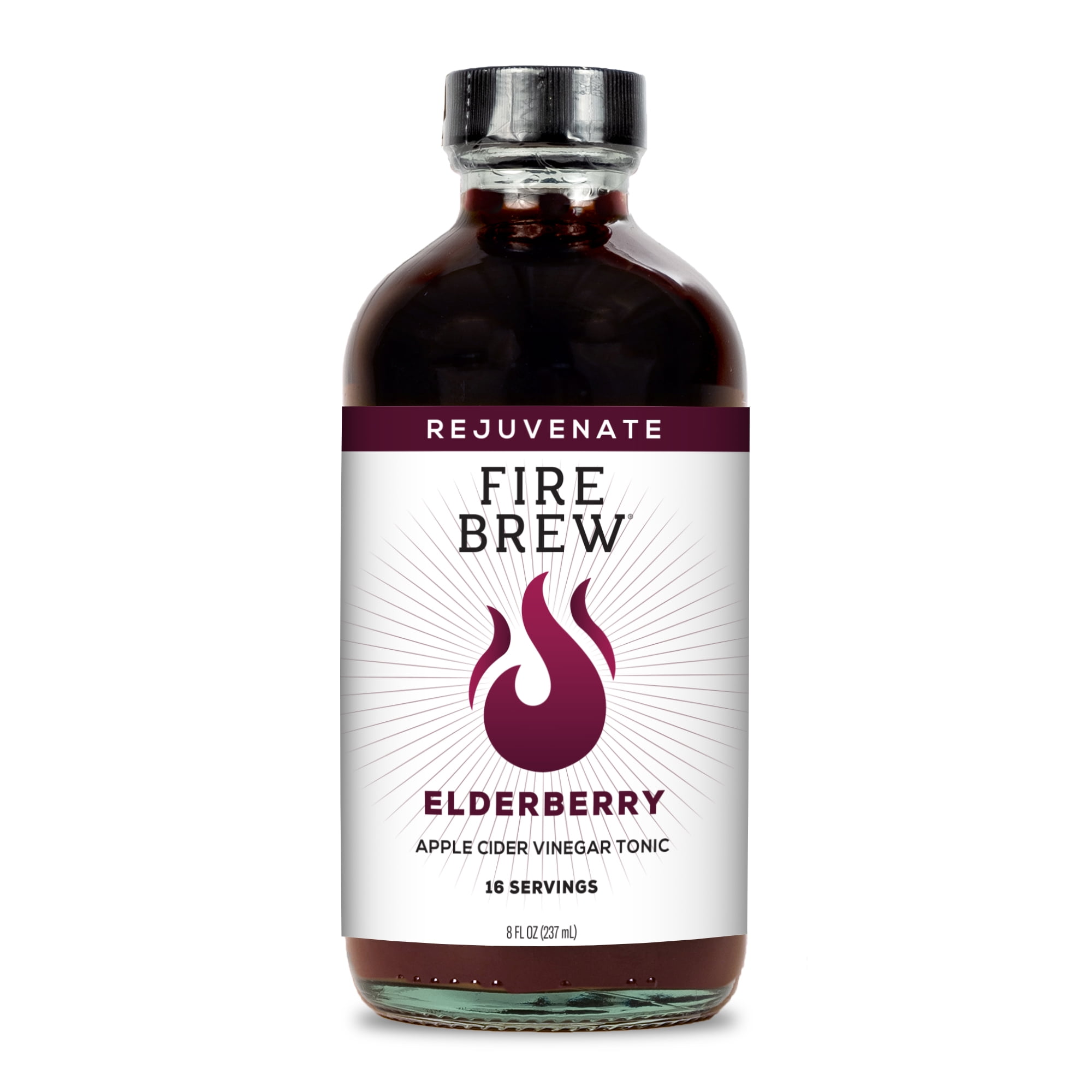 Fire Brew Restore - Elderberry Apple Cider Vinegar Wellness Tonic | 16 ...