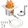JCLMER Fire Burn Pot Kit, Stainless Steel Fire Pot, Hot Rod Ignitor ...
