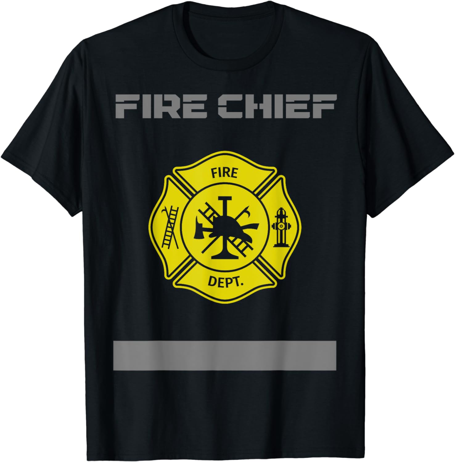 Fire Chief Firefighter Birthday Party Kids Tee Funny Fireman T-Shirt ...