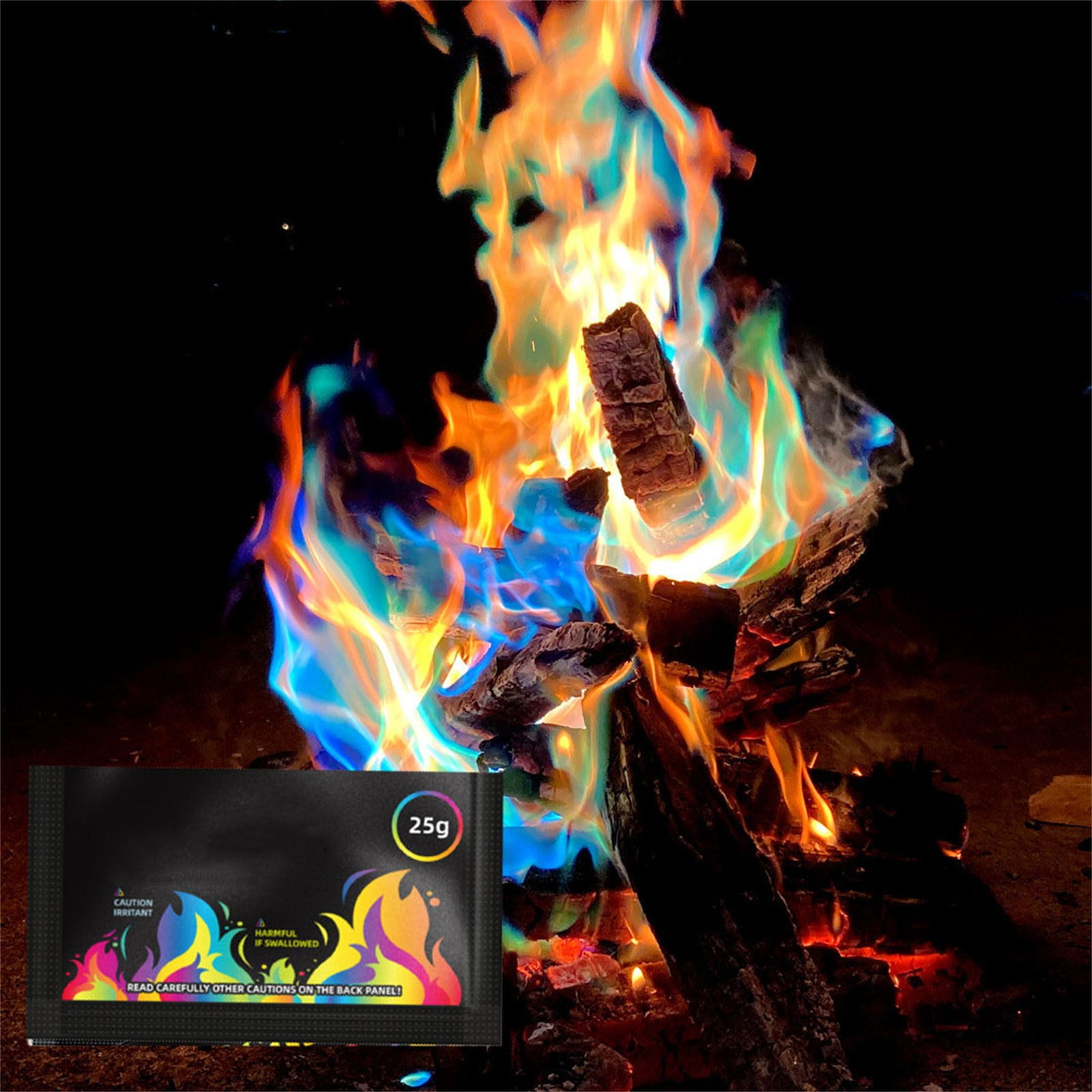 Fire Color Changing Packets,Campfire,Fire Color Changing Packets Mystical Fire,1* Flame Stain ...