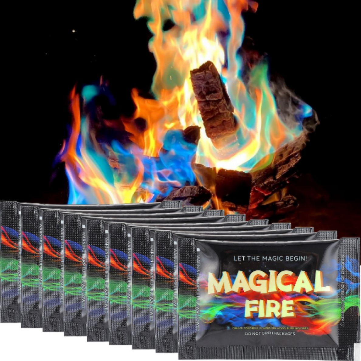 Fire Color Changing Packets with Long Burn Time - Camping Essentials ...
