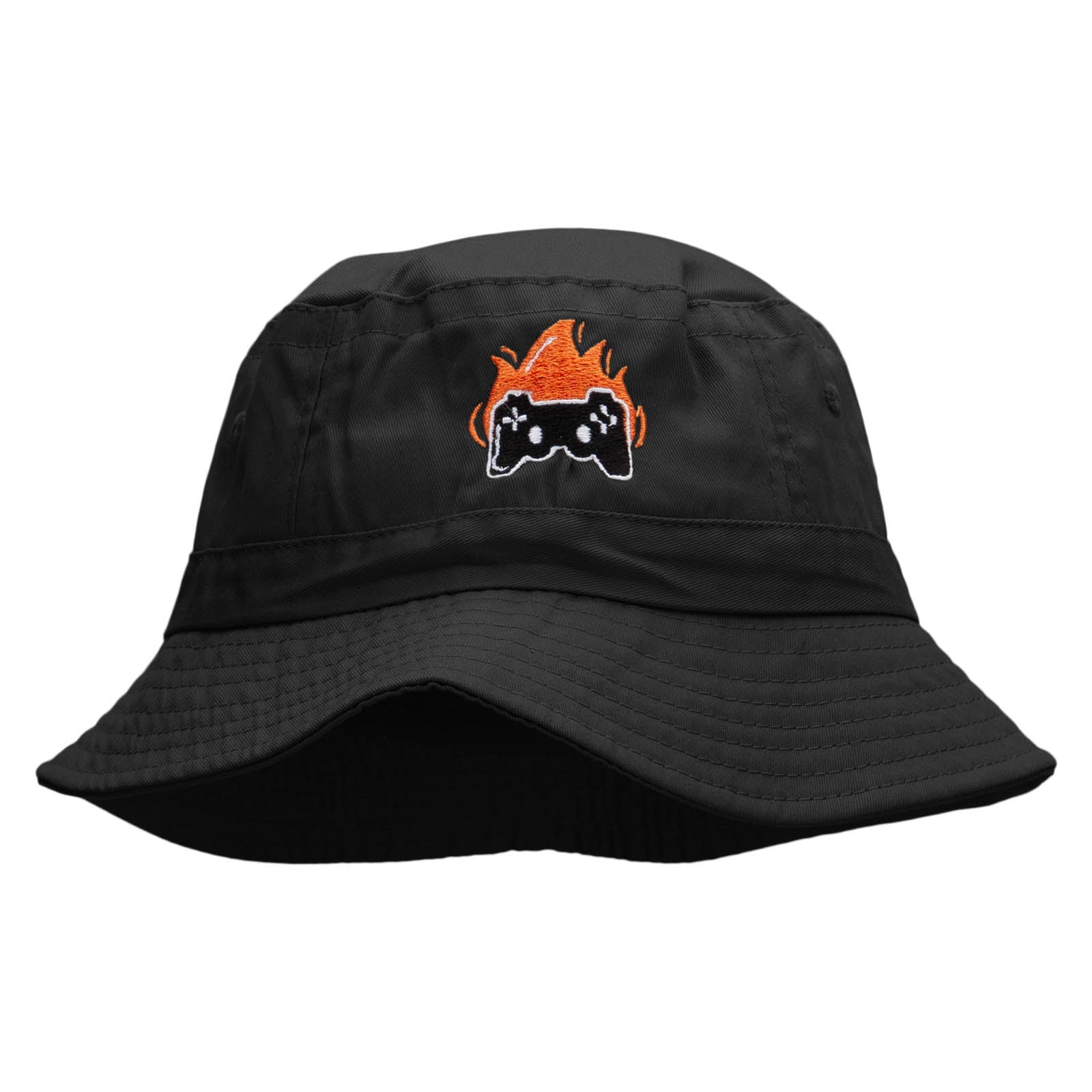 Fire Controller Embroidered Bucket Hat - Black OSFM - Walmart.com