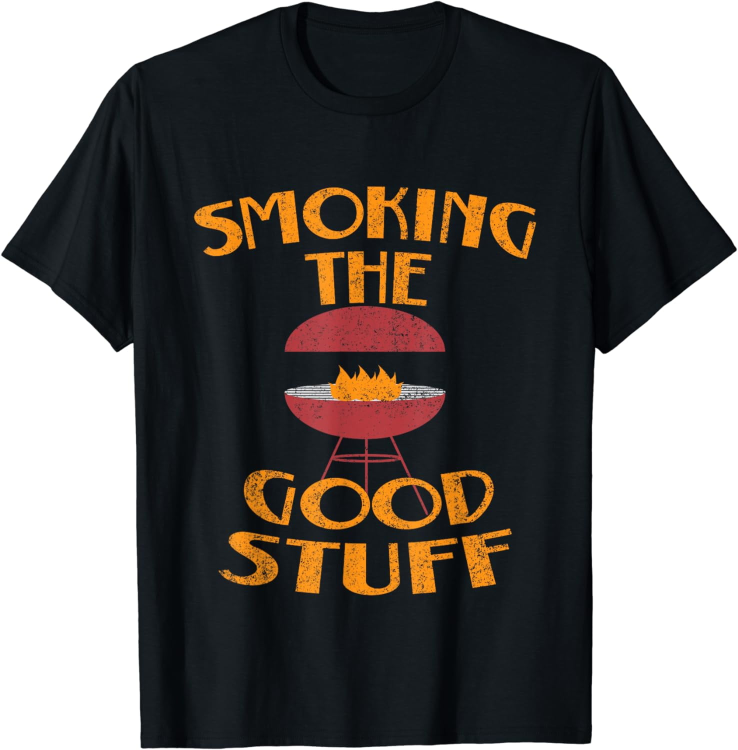 Fire Cook Smoking Good Stuff Grill Food Barbecue BBQ T Shirt - Walmart.com