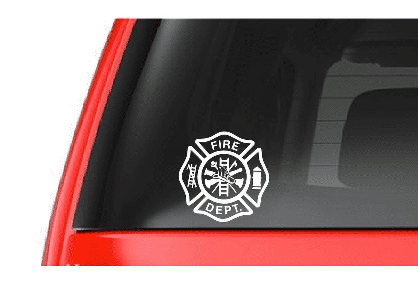 Fire Deparment Logo (T15) Firefighter Vinyl Decal Sticker Car Window ...