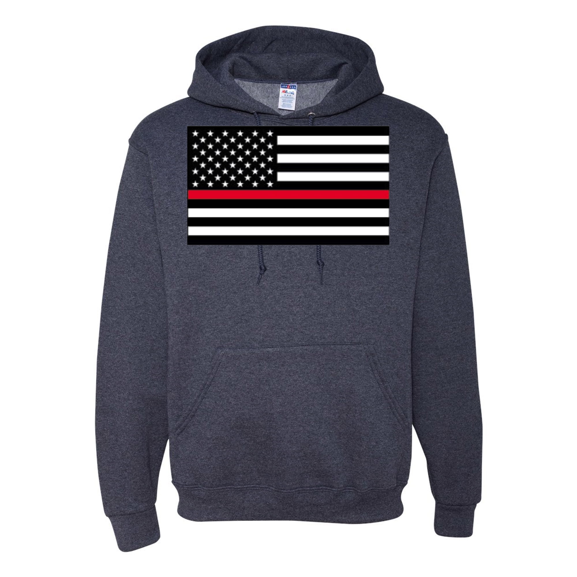 Fire Department American Flag Usa Patriotic Mens Hoodies, Vintage ...