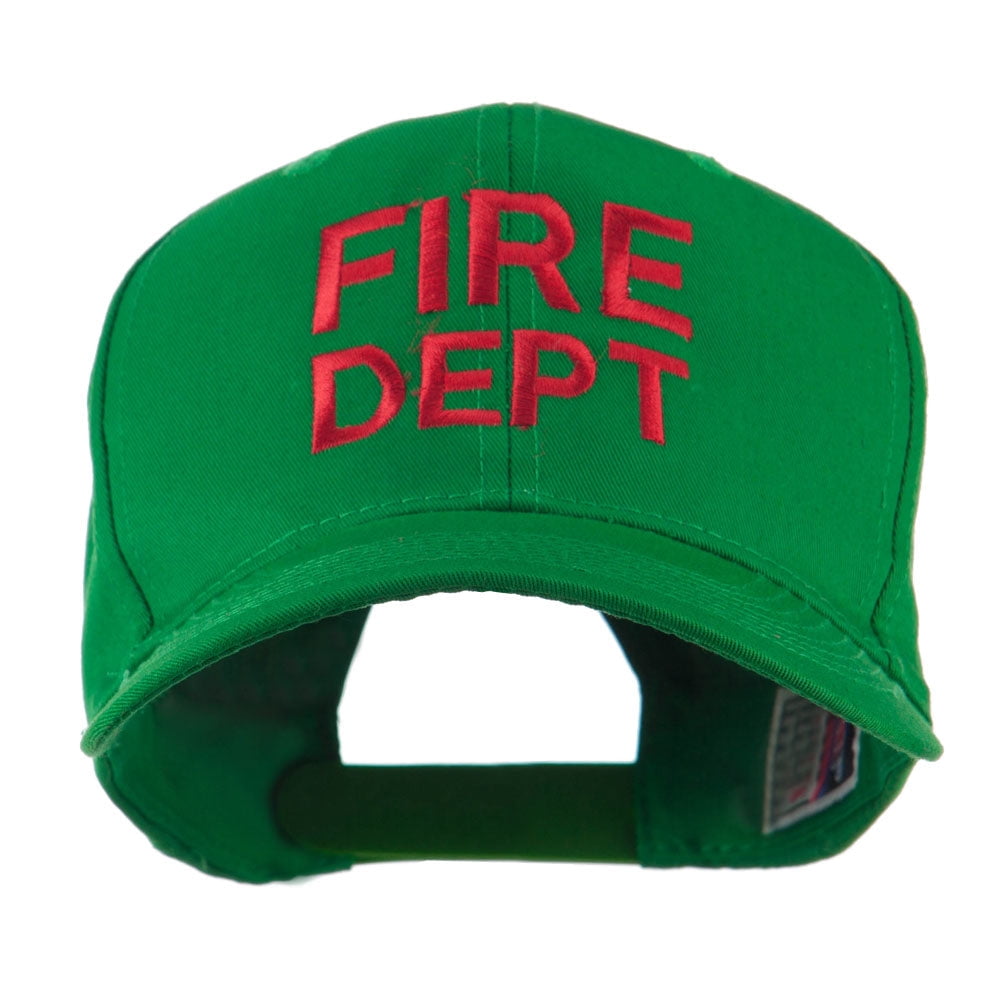 Fire Department Embroidered Cap - Kelly Green OSFM - Walmart.com
