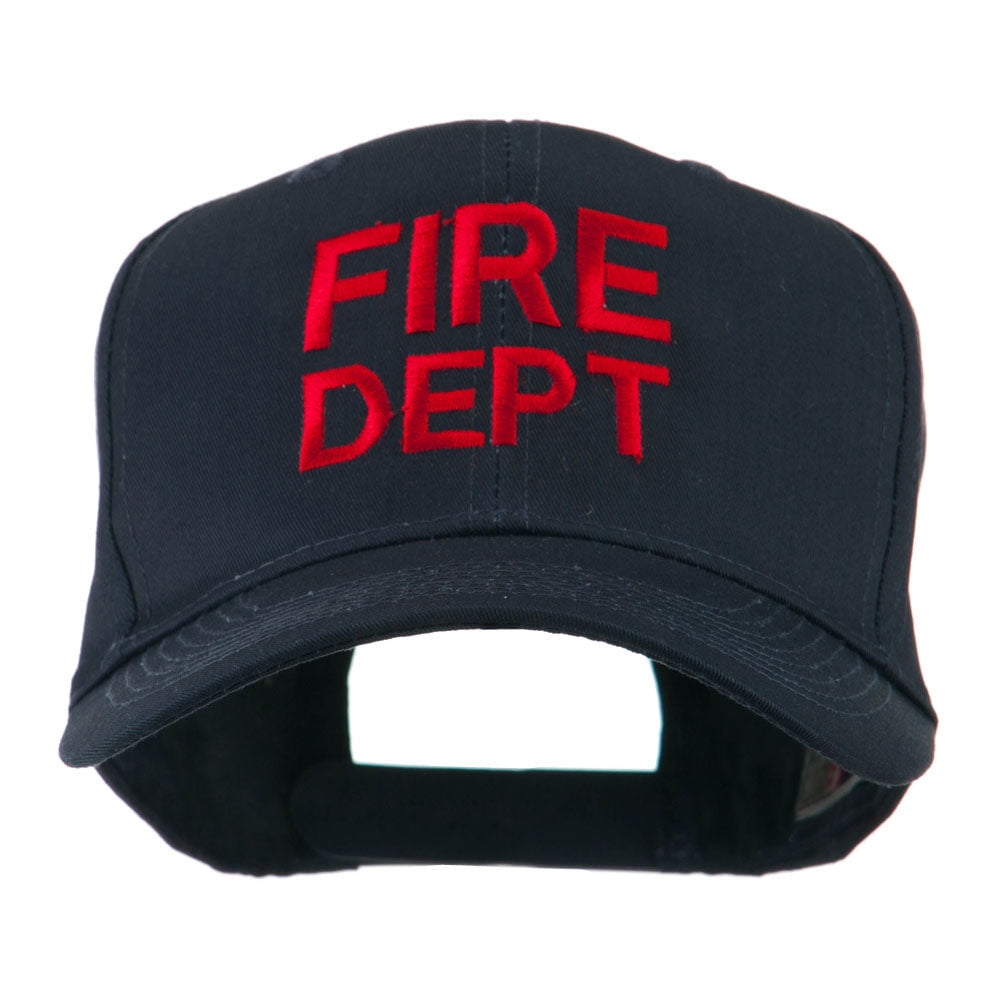 Fire Department Embroidered Cap - Navy OSFM - Walmart.com