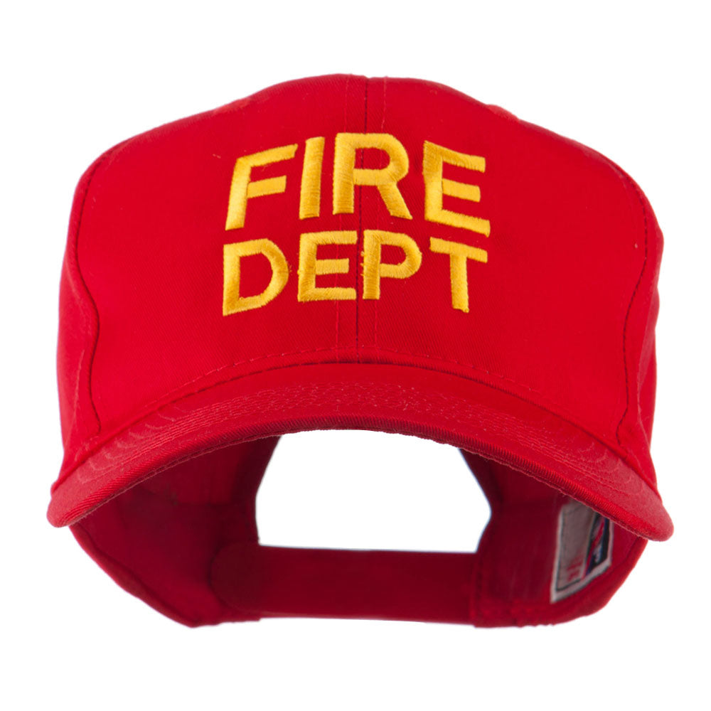 Fire Department Embroidered Cap - Red OSFM - Walmart.com