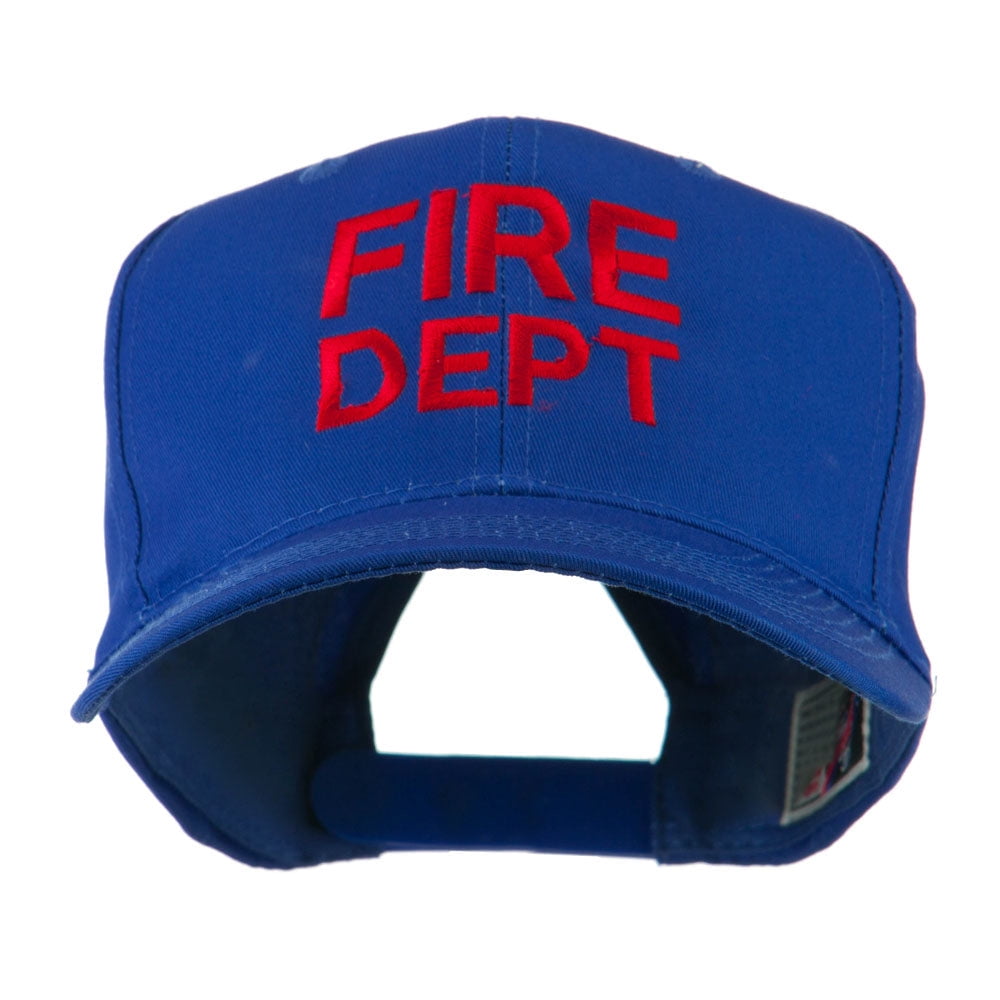 Fire Department Embroidered Cap - Royal OSFM - Walmart.com