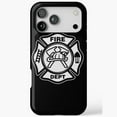 Fire Department Logo Uniform Symbol Art iPhone Case 17 to 11 Pro Max ...