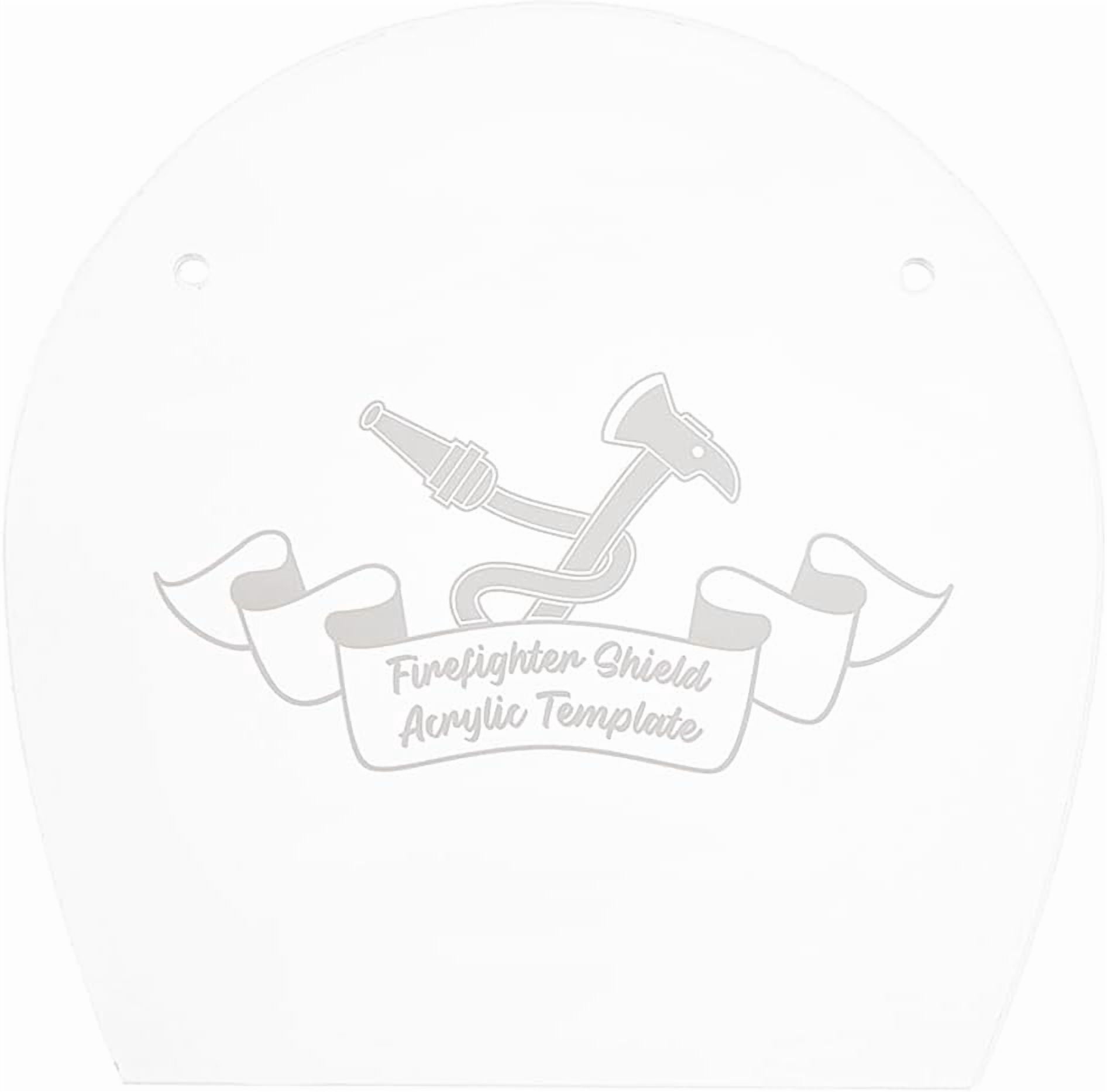 Fire Department Painting Stencil 16.5x16.5cm Reusable Acrylic Template ...