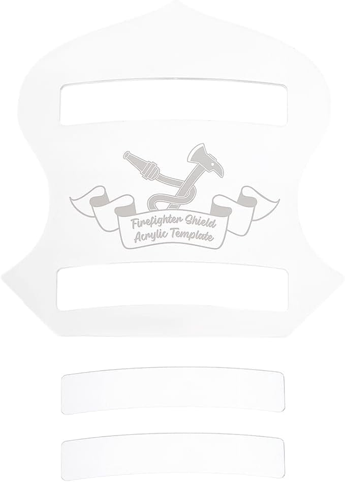 Fire Department Painting Stencil 16.5x16.5cm Reusable Acrylic Template ...