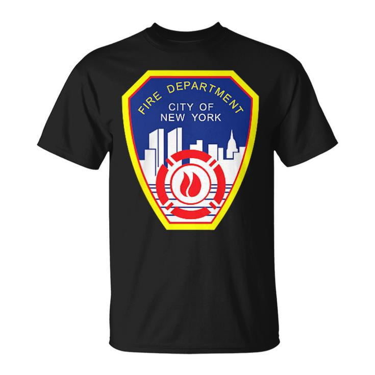 Fire Department Rescue T-Shirt - New York Firefighter Uniform Style Tee ...