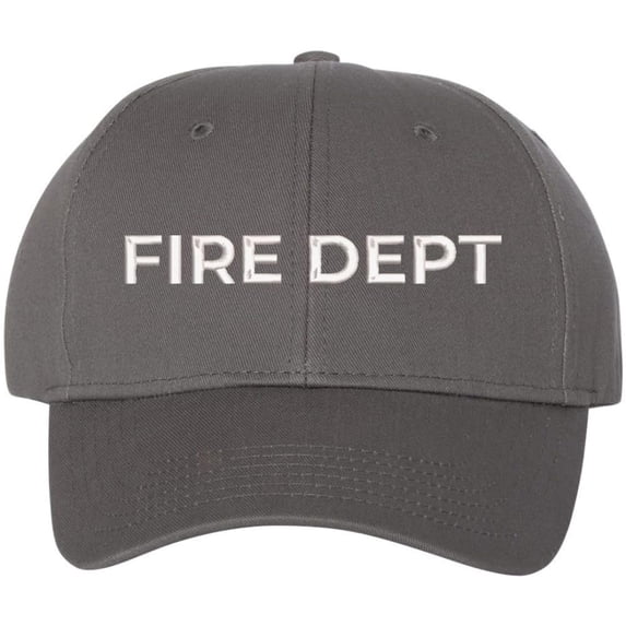 Fire Department Text Embroidered Baseball Cap | Fire Fighters Rescue ...