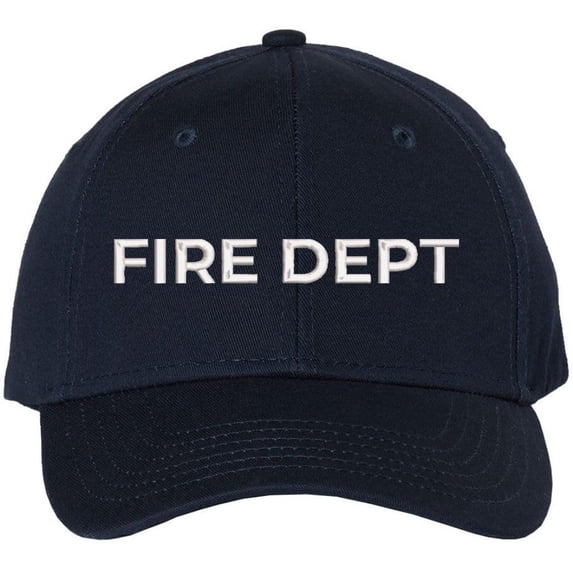 Fire Department Text Embroidered Baseball Cap | Fire Fighters Rescue ...