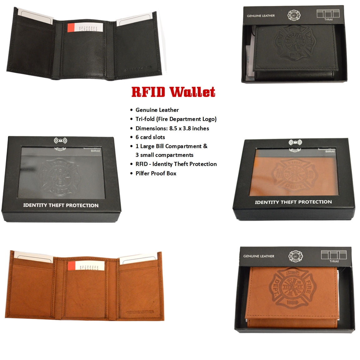 Fire Department wallet (Tri Fold) - Walmart.com
