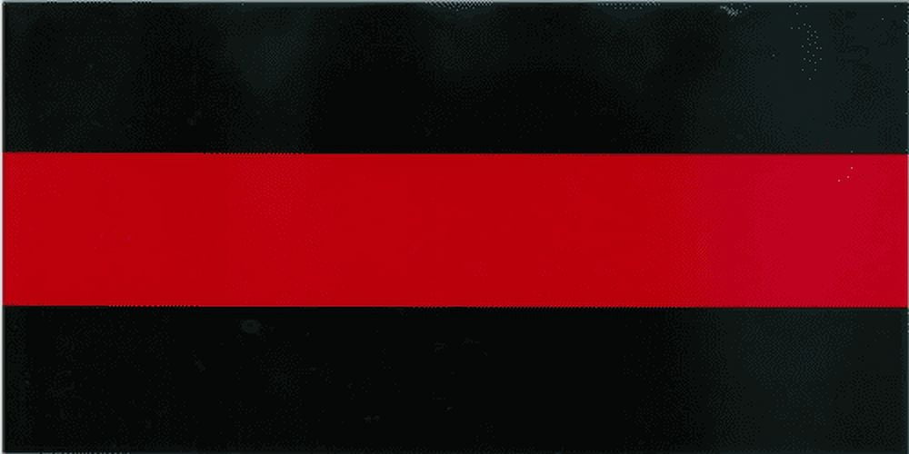 Fire Dept Department Thin Red Line Decal Vinyl Bumper Sticker (3.75"x7 ...