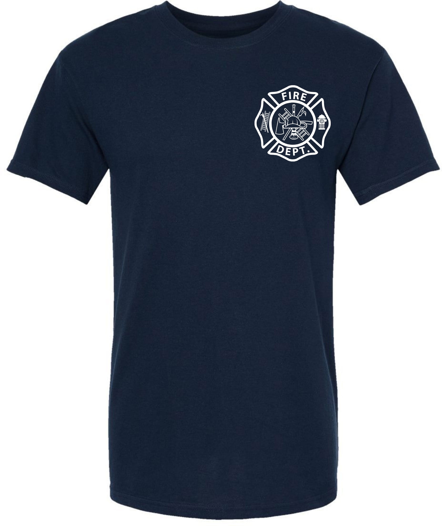 Fire Dept. Fire Rescue T-Shirt | Firefighter First Responder Crewneck ...
