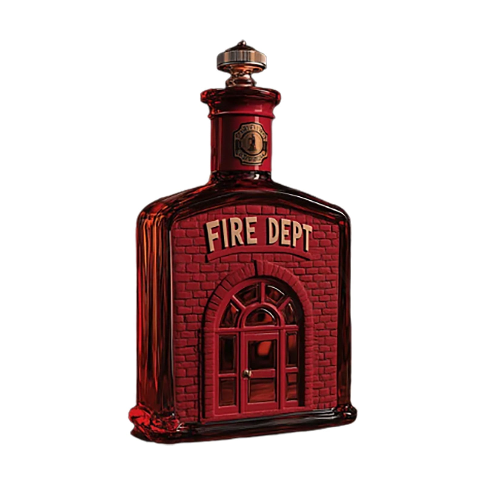 Fire Dept Bottle 24oz, Bar Decor Gift for Lover, Decanter - Walmart.com