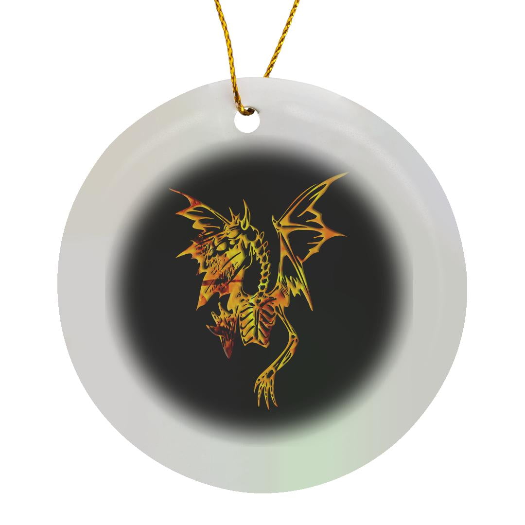 3drose, Fire Dragon with Horns, Wings, Legs. Fire, Flames on Black ...
