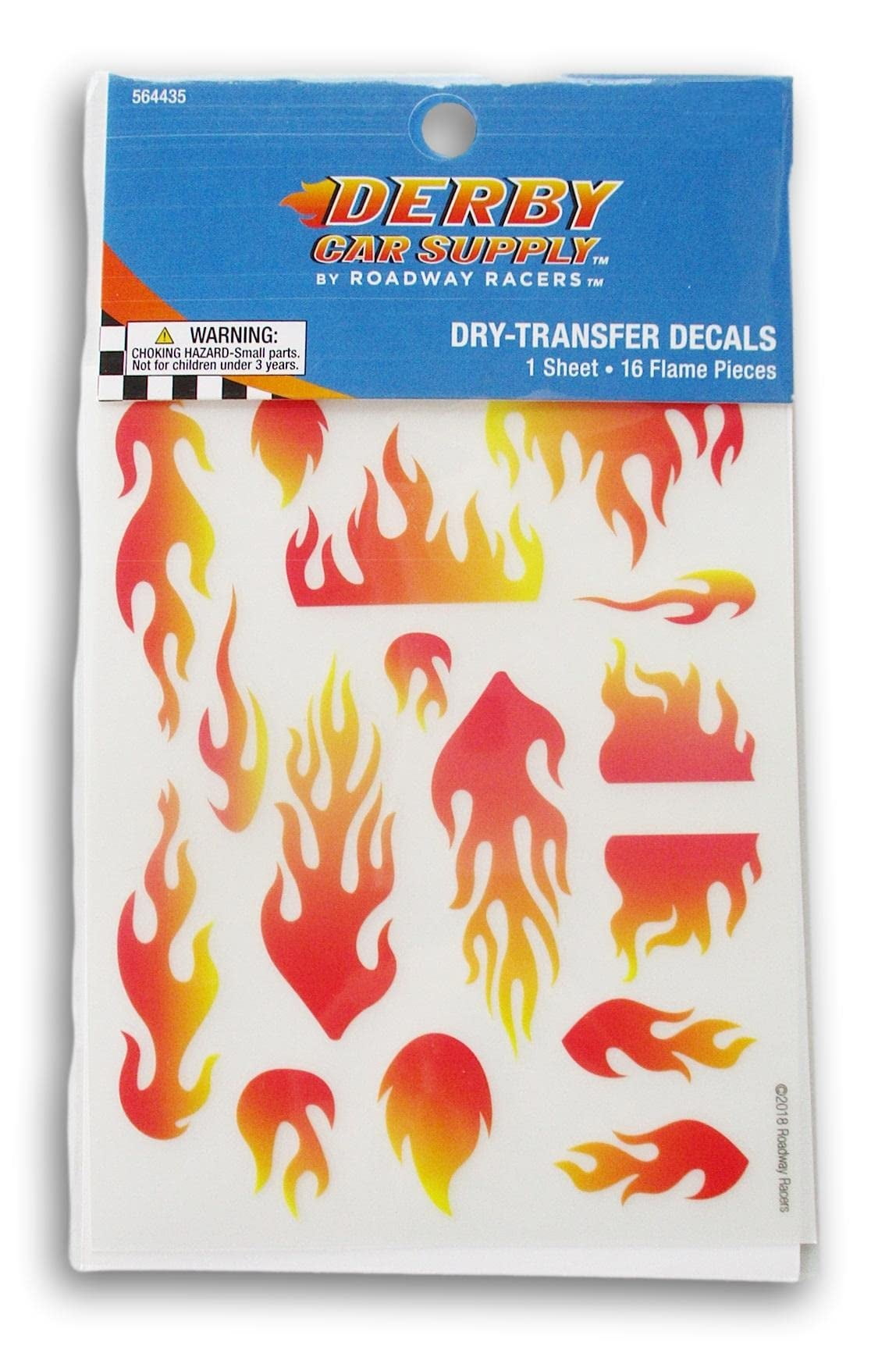 Fire Dry Transfer Car Decals - Blazing Flames for Derby Racer 1 Sheet ...