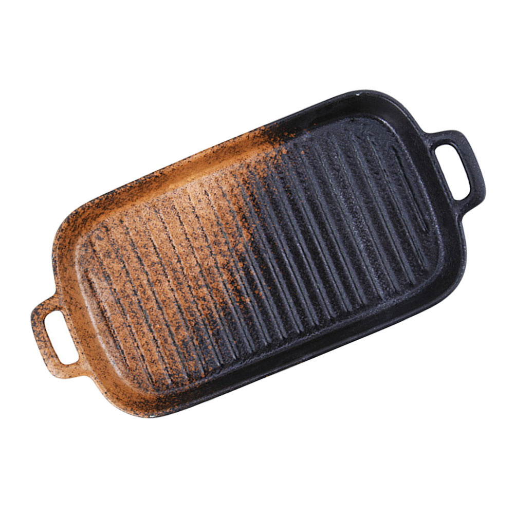 Fire Earth BBQ Plate Baking Dishes for Oven Roasting Pan with Handles ...