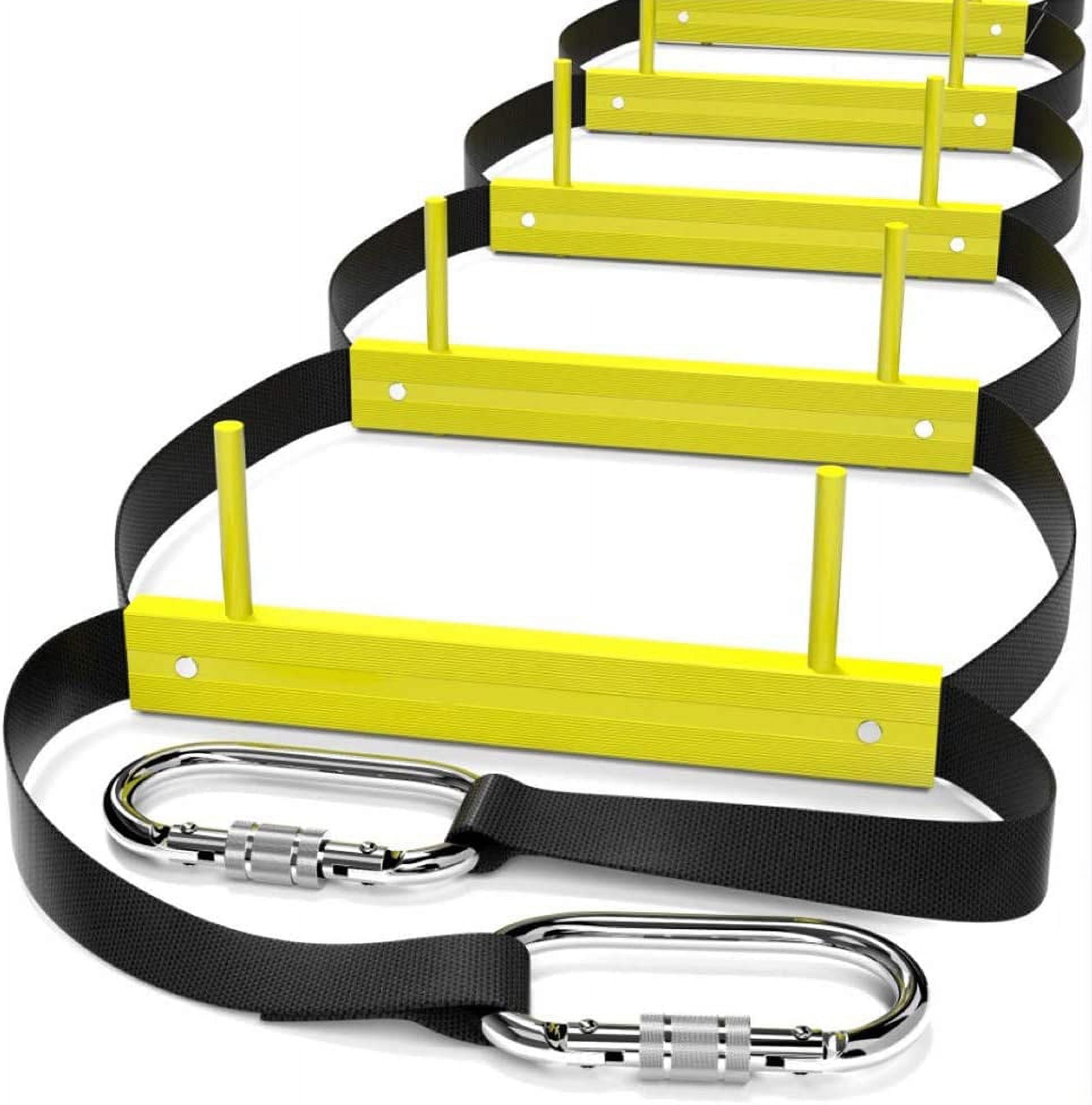 ISOP Fire Escape Ladder 13 ft | 2 Story | Window Safety | Collapsible ...