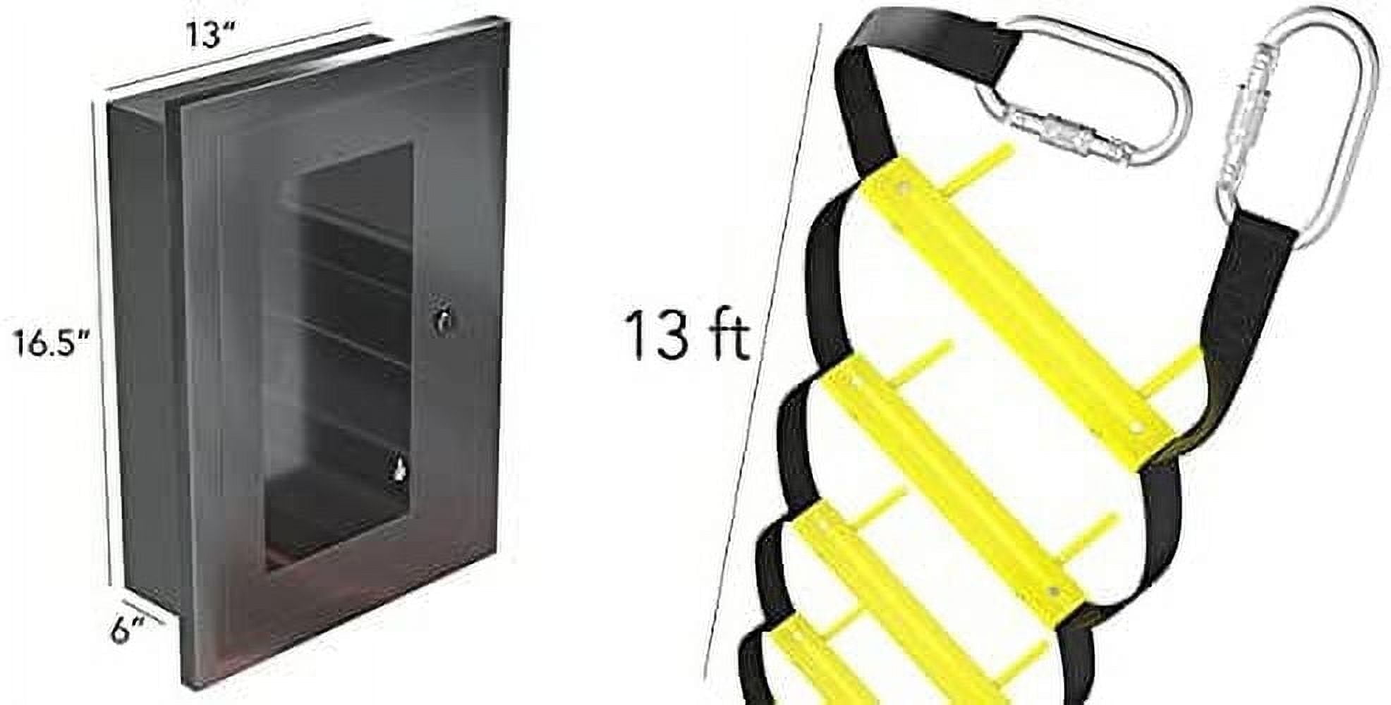 Fire Escape Ladder 2 Story 13ft - Fire Ladder Include Aluminum Box ...