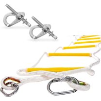 ISOP 25ft Fire Escape Ladder for 3rd Floor - Emergency Window Safety ...