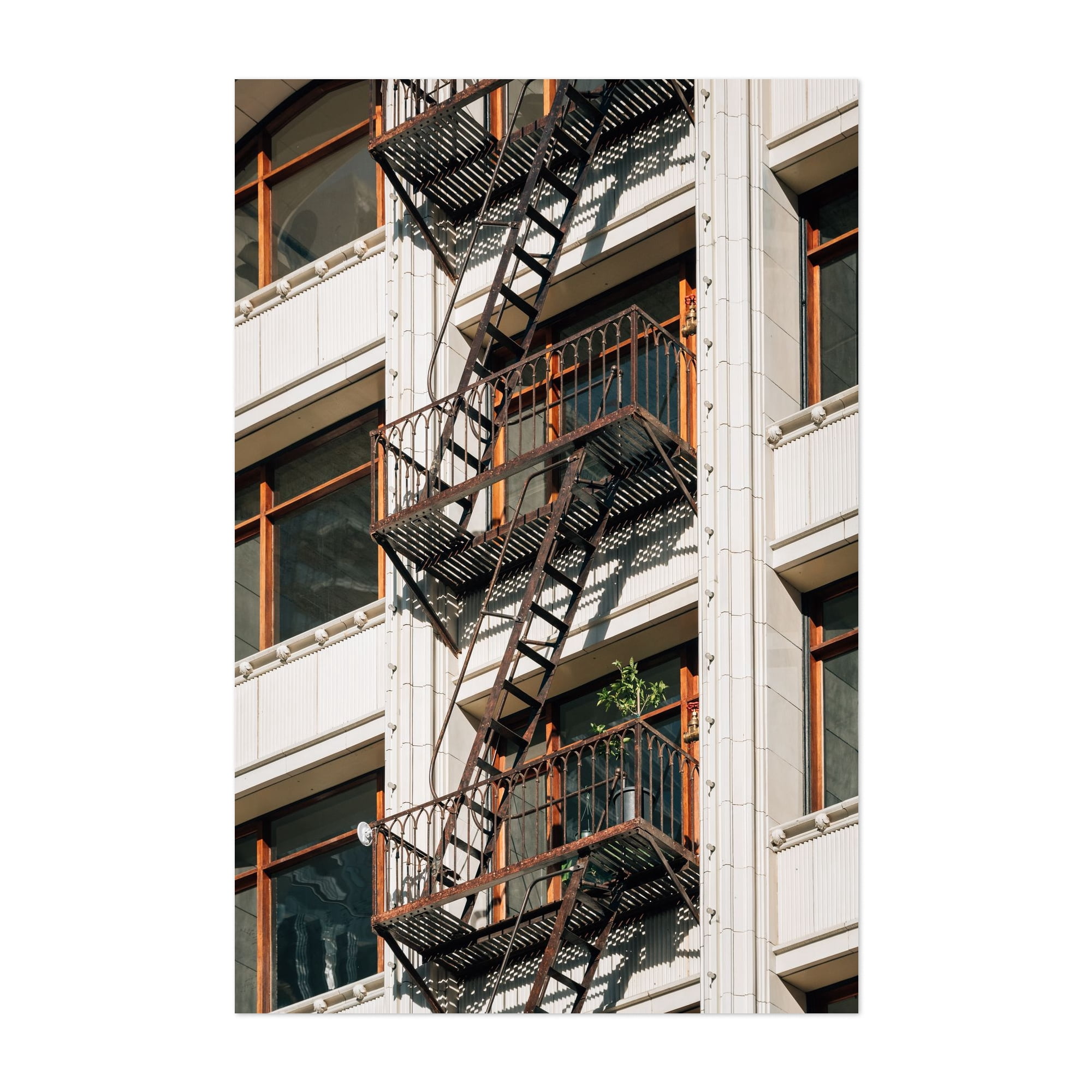 Fire Escapes, DTLA 02 - Los Angeles California Photography Architecture ...