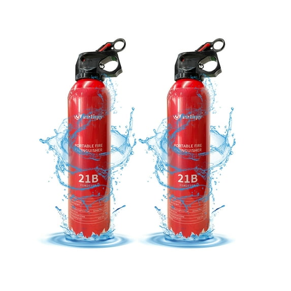 Fire Extinguisher 2 pack, Small Portable Water-Based Fire Extinguishers for The House Home Car ...